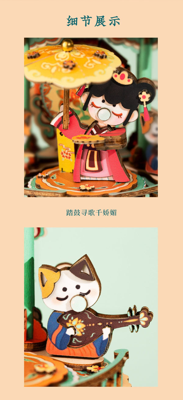 DIY MINIATURE MUSIC BOX The Dance 凤初舞 - Oh Gatcha